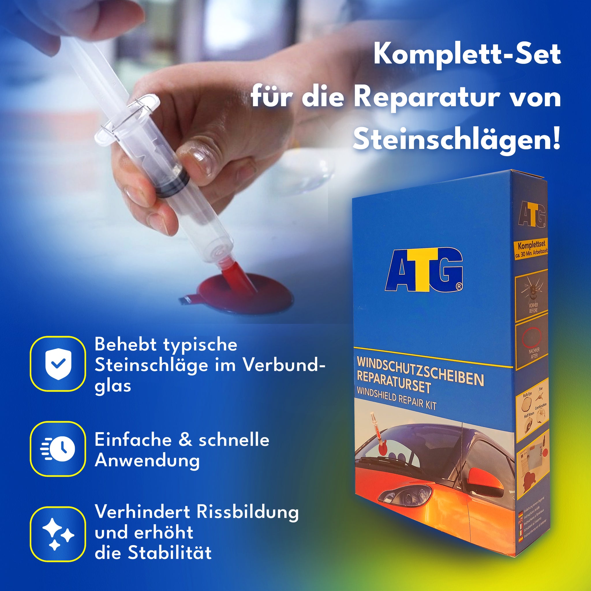 Steinschlag Reparatur Kit